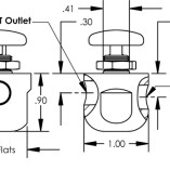 1/8″ Brass Push Button Valve (FOR CO2) - Push Button Valves - Alpine Echo