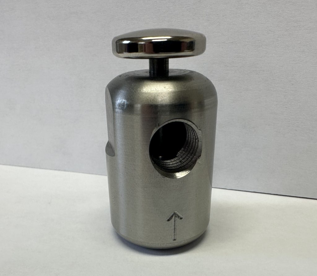 1/4″ Stainless Steel Push Button Valve - Push Button Valves - Alpine Echo